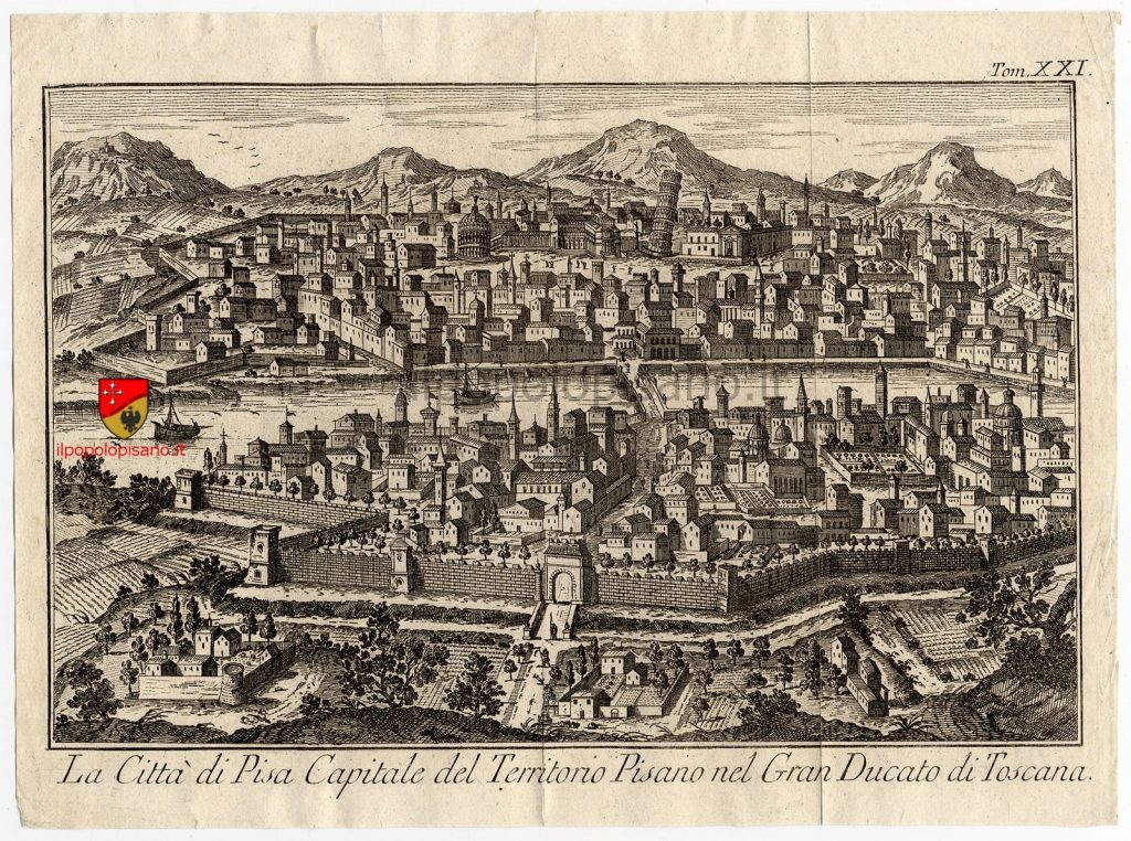 Vecchie mappe di Pisa - Il Popolo Pisano